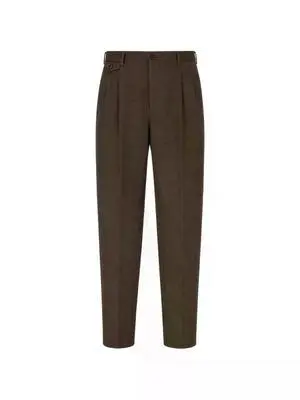 PT TORINO Pleated Twill Trousers
