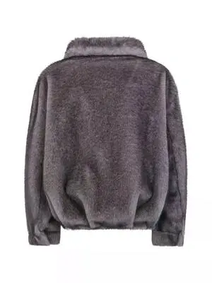 DRHOPE Faux-fur Belted Jacket