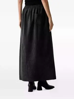 ELEH Elasticated-waist High-waisted Skirt
