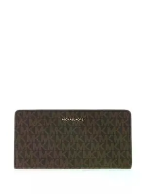 Michael Kors Bryant Large Signature-logo Snap-front Wallet - Brown