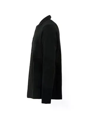 FILIPPO DE LAURENTIIS Field Jacket Wool Cardigan - Black
