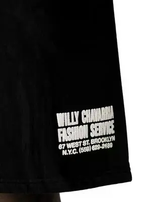 WILLY CHAVARRIA Fashion Services Buffalo Elasticated-waist Shorts