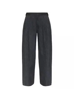 Rag & Bone Lawrence Pleated Wool-blend Trousers - Grey