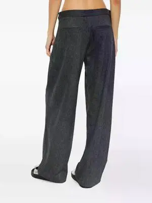 Rag & Bone Lawrence Pleated Wool-blend Trousers