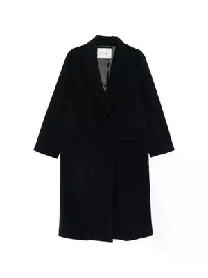 FORTE_FORTE Peak-lapel Single-breasted Coat