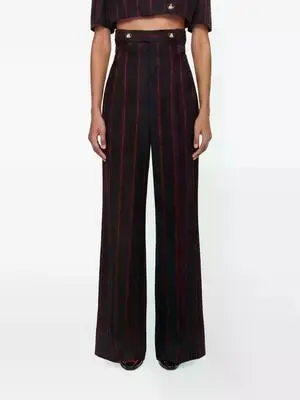 VIVIENNE WESTWOOD Waisted Lauren Pinstriped Trousers