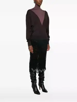 Rabanne Colour-block High-neck Sweater