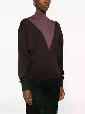 Rabanne Colour-block High-neck Sweater