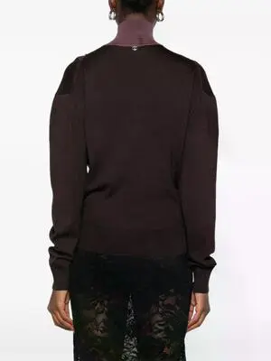 Rabanne Colour-block High-neck Sweater