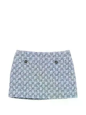 Gucci Gg Tweed Skirt