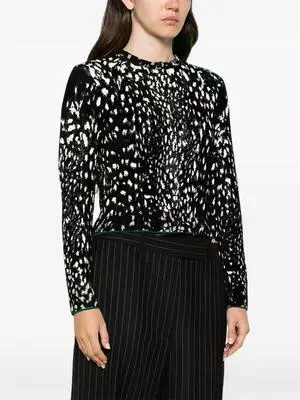TOM FORD Lynx Jacquard Cardigan
