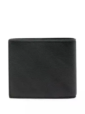 Fendi Ff Logo Leather Bi-fold Wallet - Black