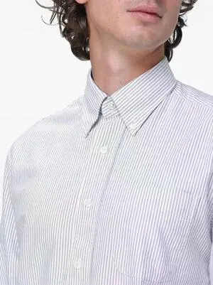 SEBAGO Button-down Striped Poplin Shirt