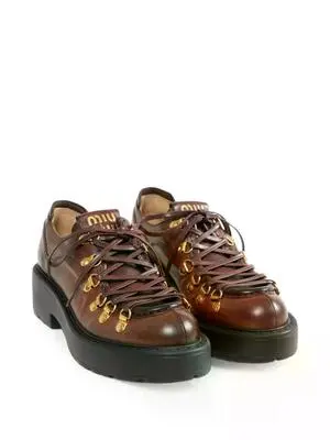 Miu Miu Leather Loafers