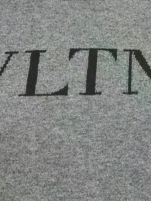 Valentino Garavani Vltn Intarsia Crewneck Sweater