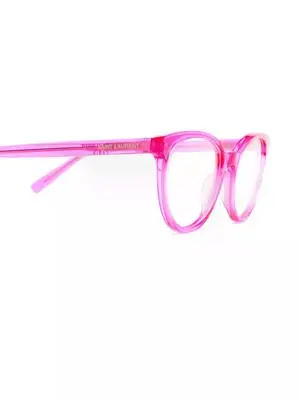 Saint Laurent Round-frame Glasses - Pink
