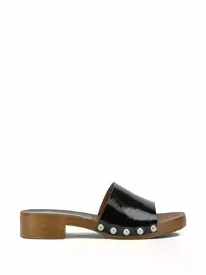 SUMMERY COPENHAGEN Studded Leather Heeled Sandals