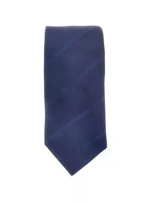 Brunello Cucinelli Diagonal-stripe Silk Tie - Blue