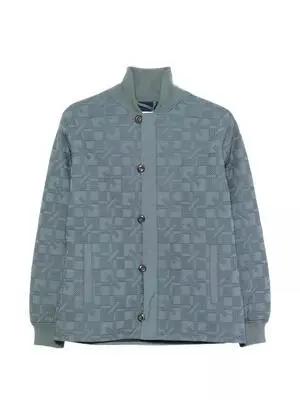 Kenzo Gram Quilted Logo-plaque Jacket