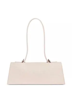 Alexander McQueen Jewelled Crocodile Effect Shoulder Bag - Pink