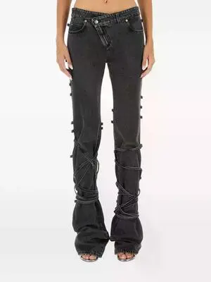 Alexander Mcqueen Belted Jeans For Women