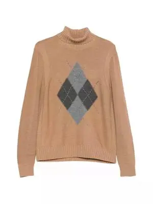 BALLANTYNE Roll-neck Sweater - Neutrals
