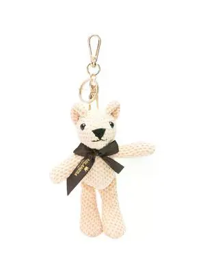 LA MILANESA Teddy-bear Bag Charm - Neutrals
