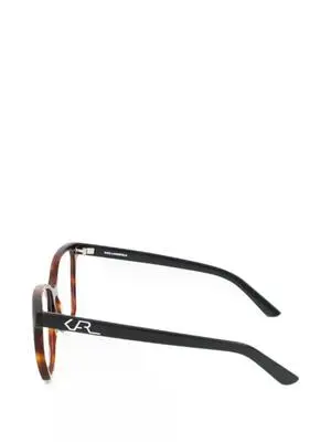 Karl Lagerfeld Tortoiseshell-effect Cat-eye Glasses