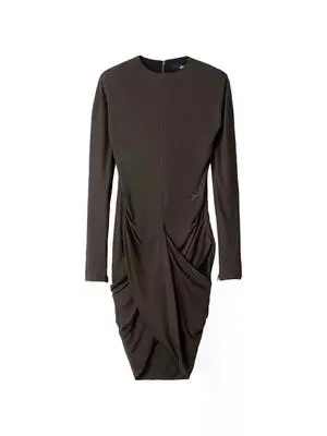 Jacquemus Draped Long-sleeve Mini Dress