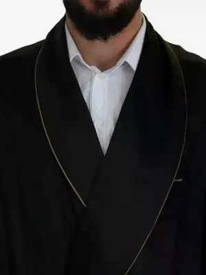 Dolce & Gabbana Piped Silk Robe
