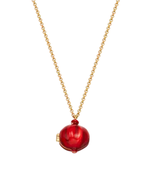 FABLE ENGLAND Pomegranante Locket Necklace
