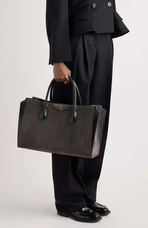 Givenchy Small Antigona Catchall Leather & Suede Tote