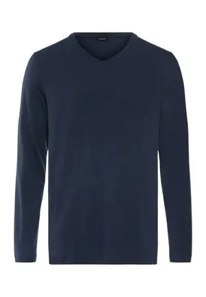 Hanro Night & Day Cotton And Tencel V-neck Top