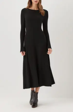 Karen Kane Seamless Sweater Midi Dress
