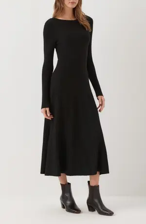 Karen Kane Seamless Sweater Midi Dress