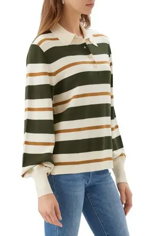 Karen Kane Game Day Stripe Sweater