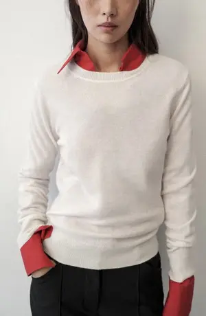 MANGO Cashmere Round Neck Sweater