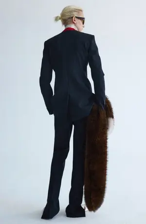 Mango Pinstripe Suit Trousers