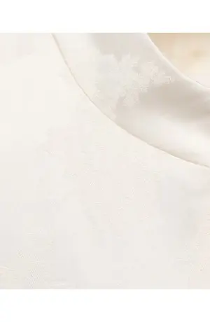 Mango Band Collar Jacquard Jacket