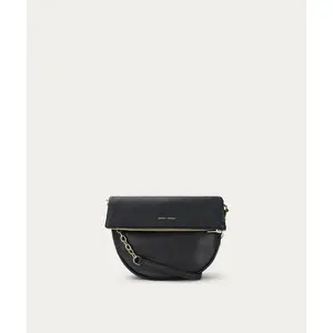 DEADLY PONIES Mini Leopard Crossbody - Black
