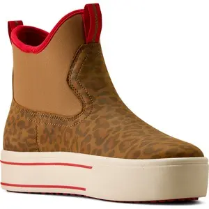Ariat Saylor Shrimp H2o Waterproof Boot - Washed Leopard