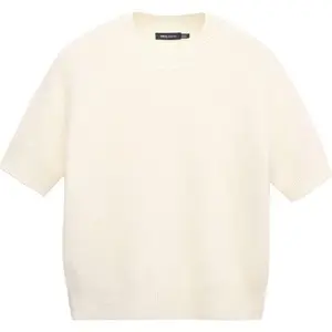 Mango Wool Short Sleeved Sweater