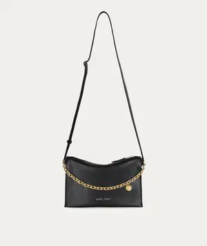 DEADLY PONIES Minimese Crossbody - Black/brass
