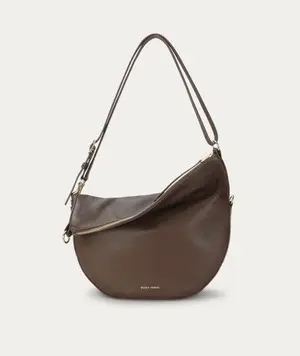 DEADLY PONIES Leopard Hobo Cocoa