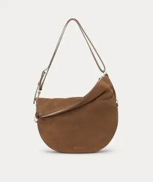 DEADLY PONIES Leopard Hobo - Hazel Suede