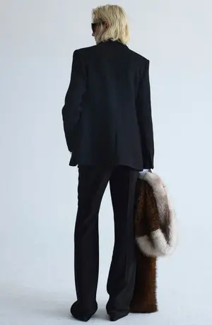 Mango Straight Suit Trousers