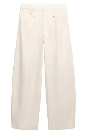 Mango Mid Rise Balloon Pants