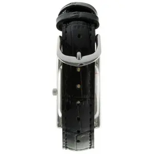 PEUGEOT Classic Rectangular Contour Leather Watch- 34x20mm