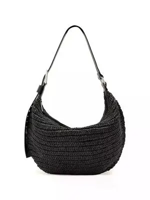 ALLSAINTS Luna Woven Leather Shoulder Bag