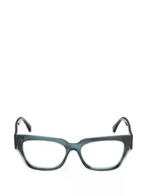Max Mara Logo-detail Glasses - Blue